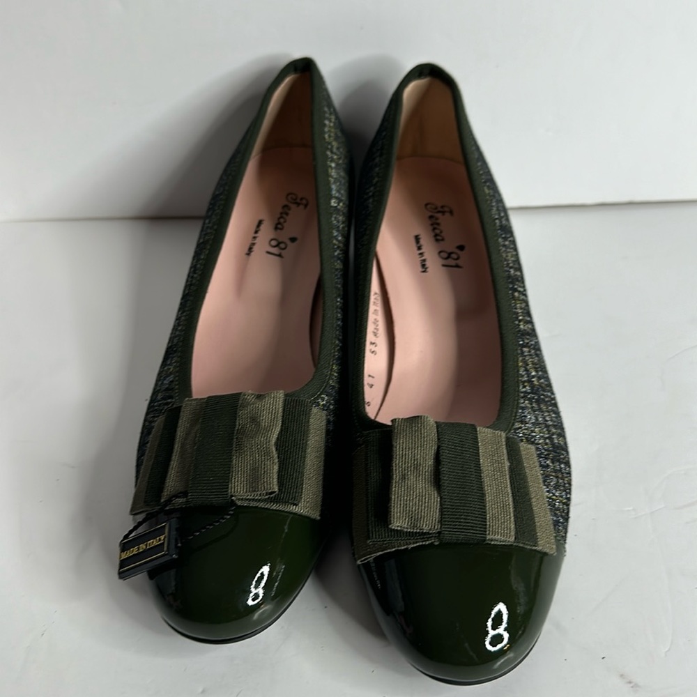 Ferca '81 Italian Leather Block Heel Women’s Shoes - Gem